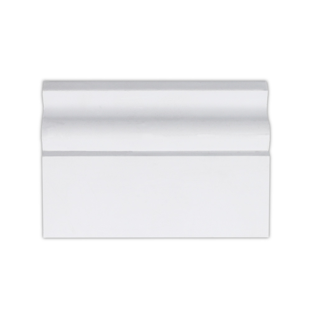 Wall Base White 4" W x 9/16" D x 96" L - Waterproof Flooring Experts